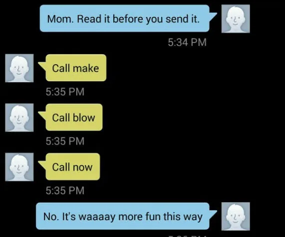 The most hilarious mum texts ever
