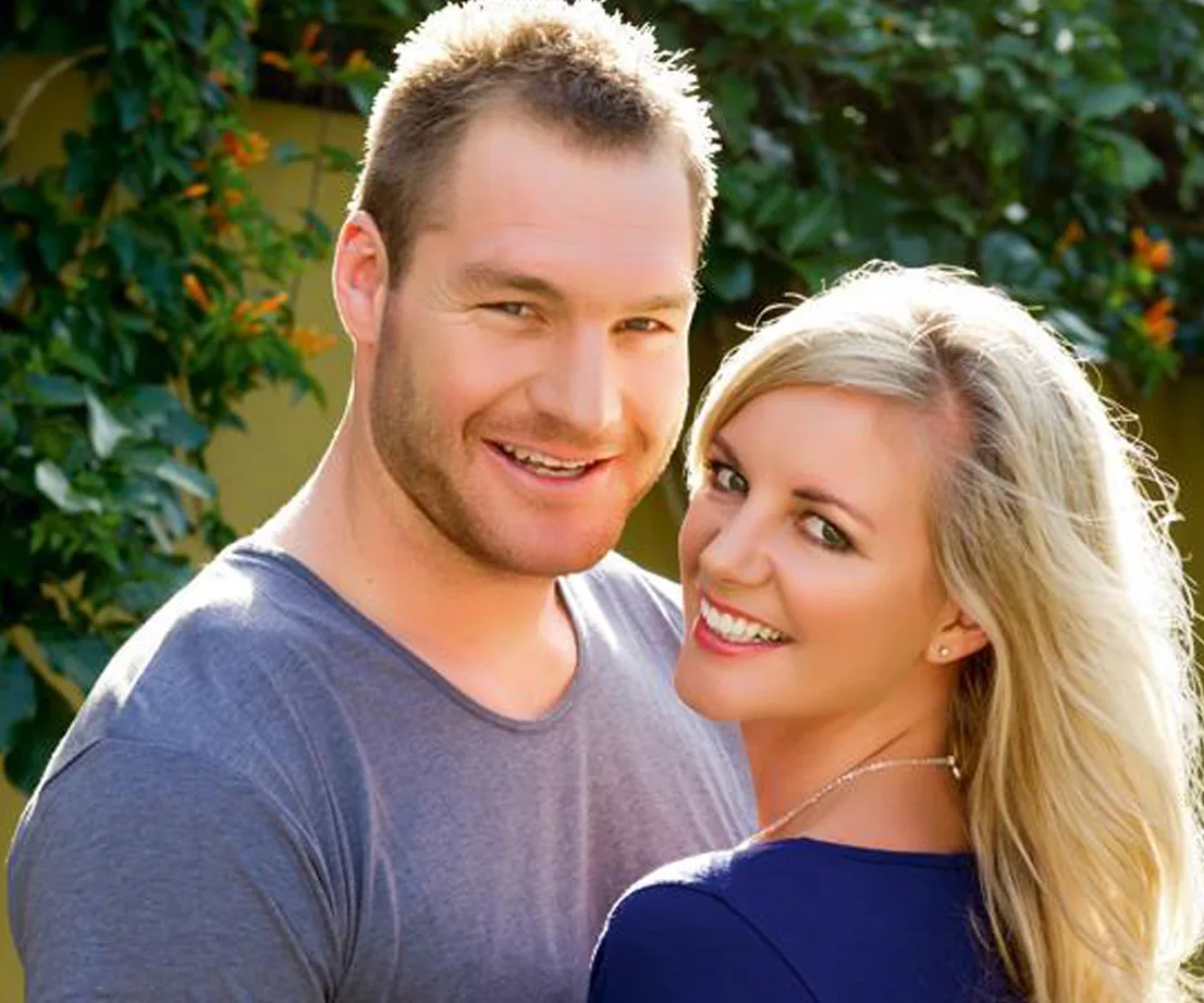 All Black Ali Williams celebrates the arrival of his baby daughter