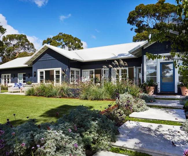 Bold Blue Colour Palette Ties This Home to Its Coastal Vibe | Homes To Love