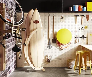 Space-saving garage storage solutions