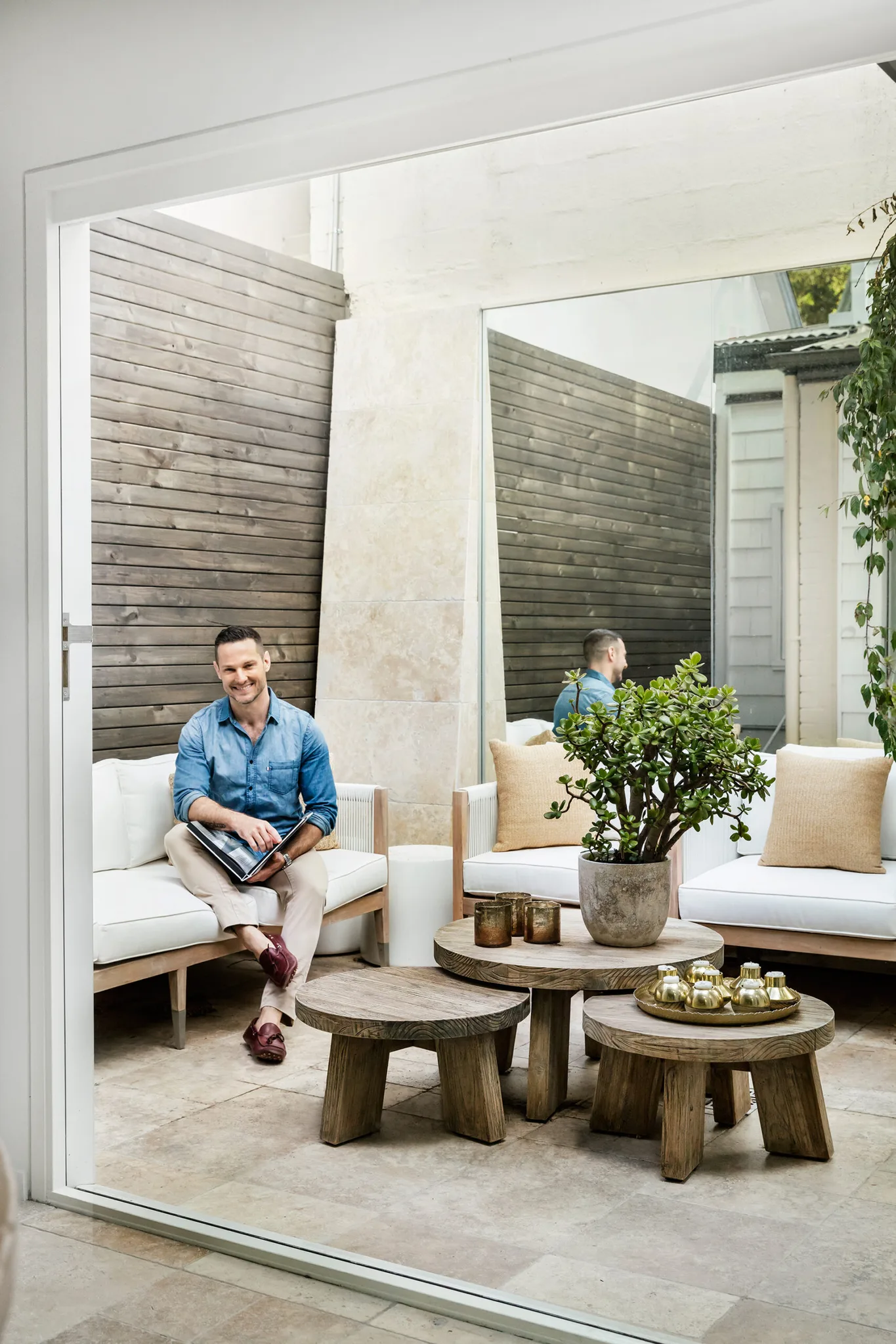 14 internal courtyards that invite the outdoors in