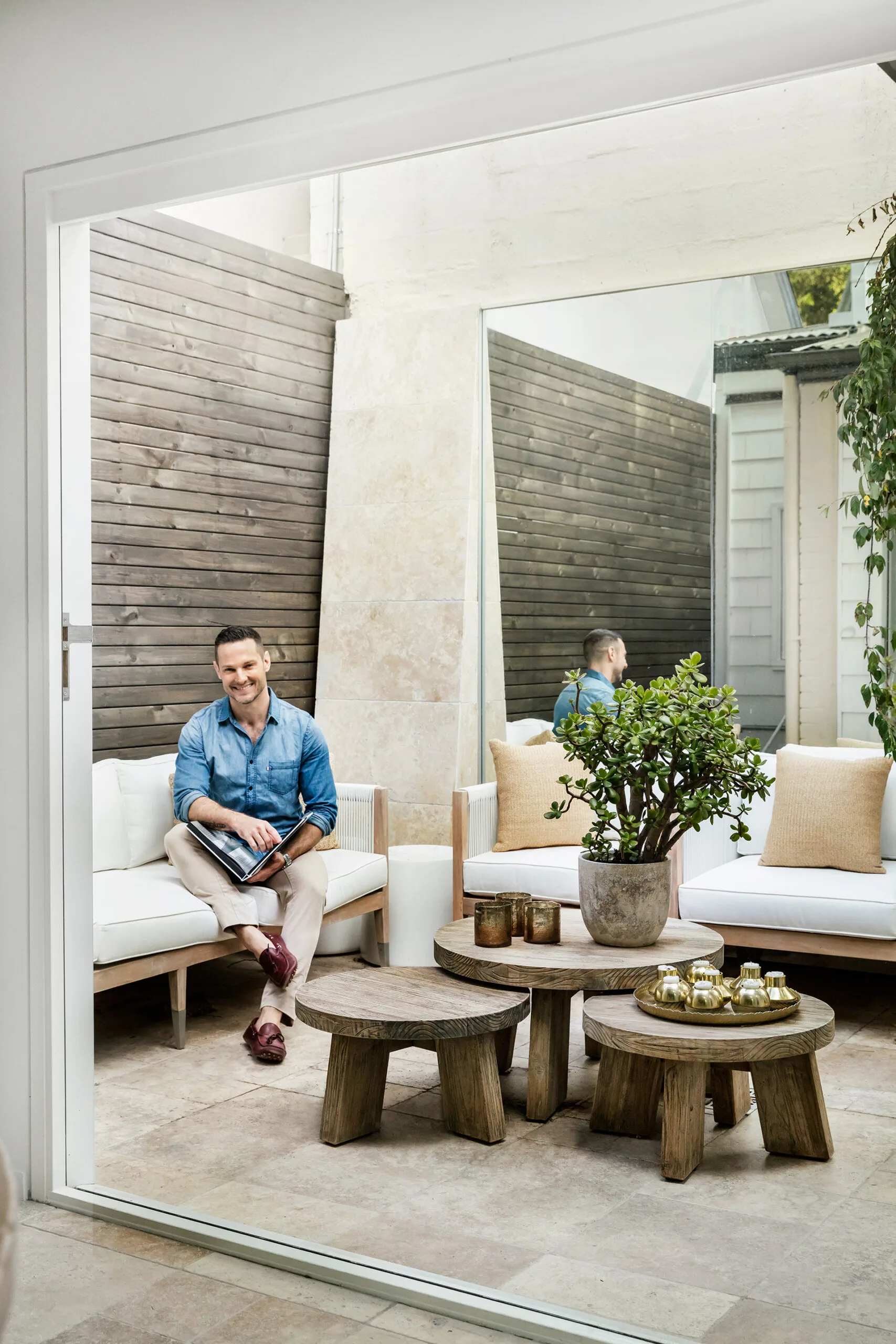 14 internal courtyards that invite the outdoors in