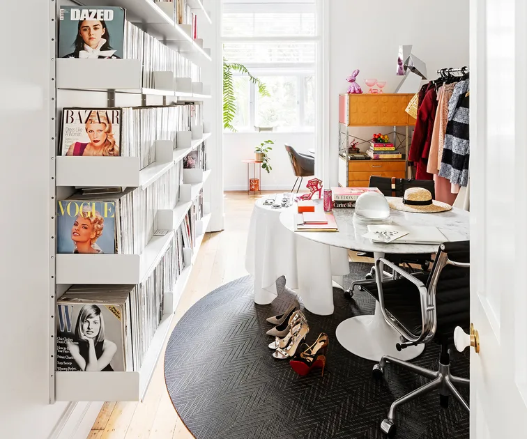 Fashion Stylist Mikey Ayoubi’s vibrant studio