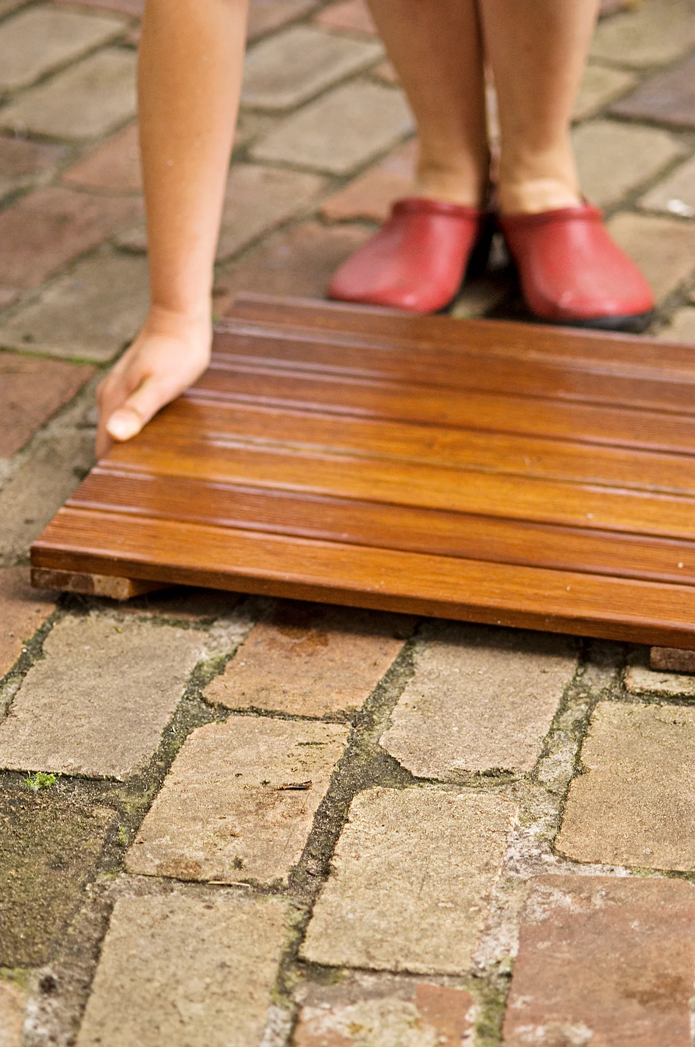 How to cover up old outdoor pavers