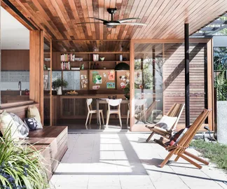 Ground-level Queenslander Extension