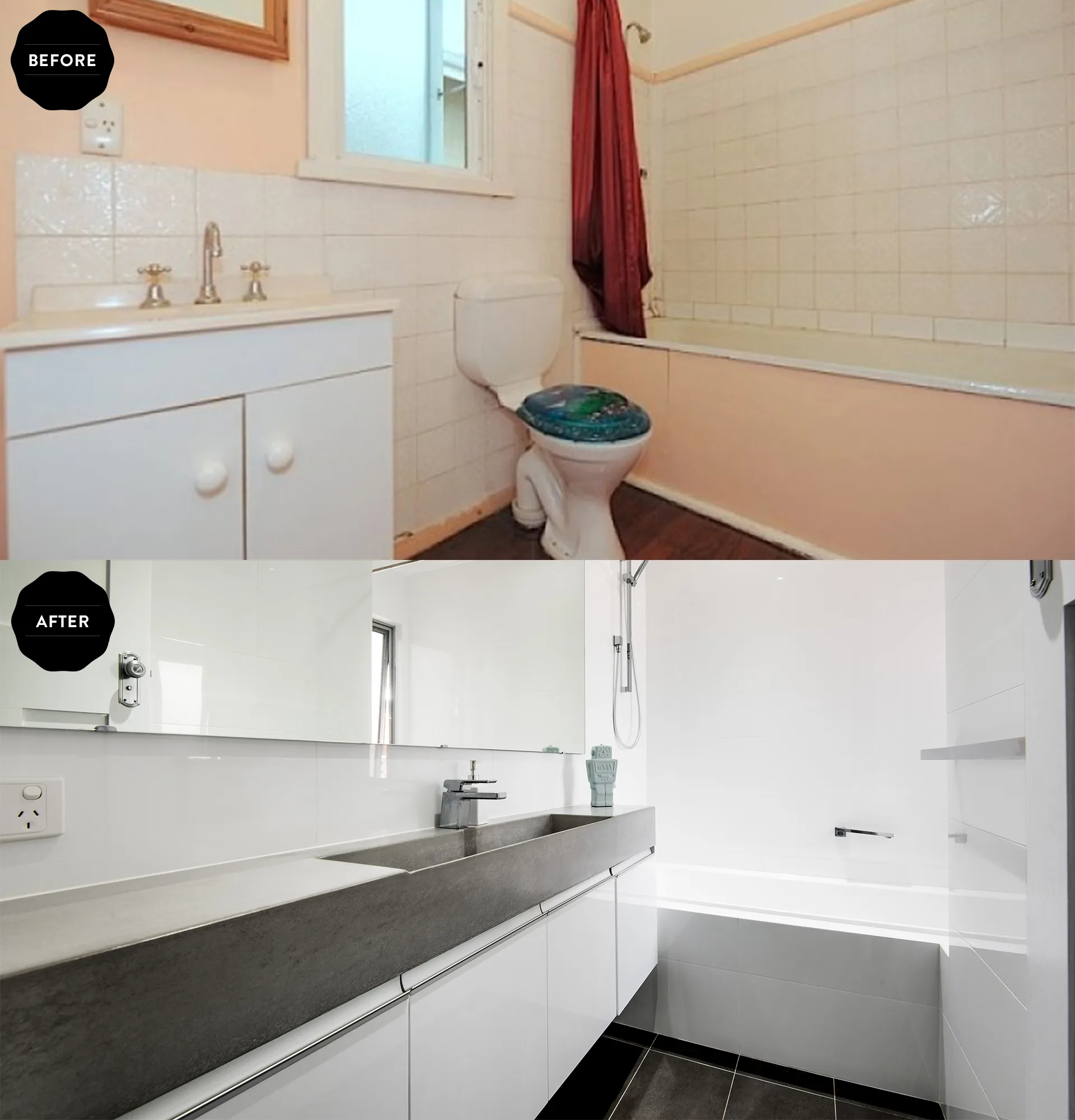 Before & After: Fibro Cottage Renovation