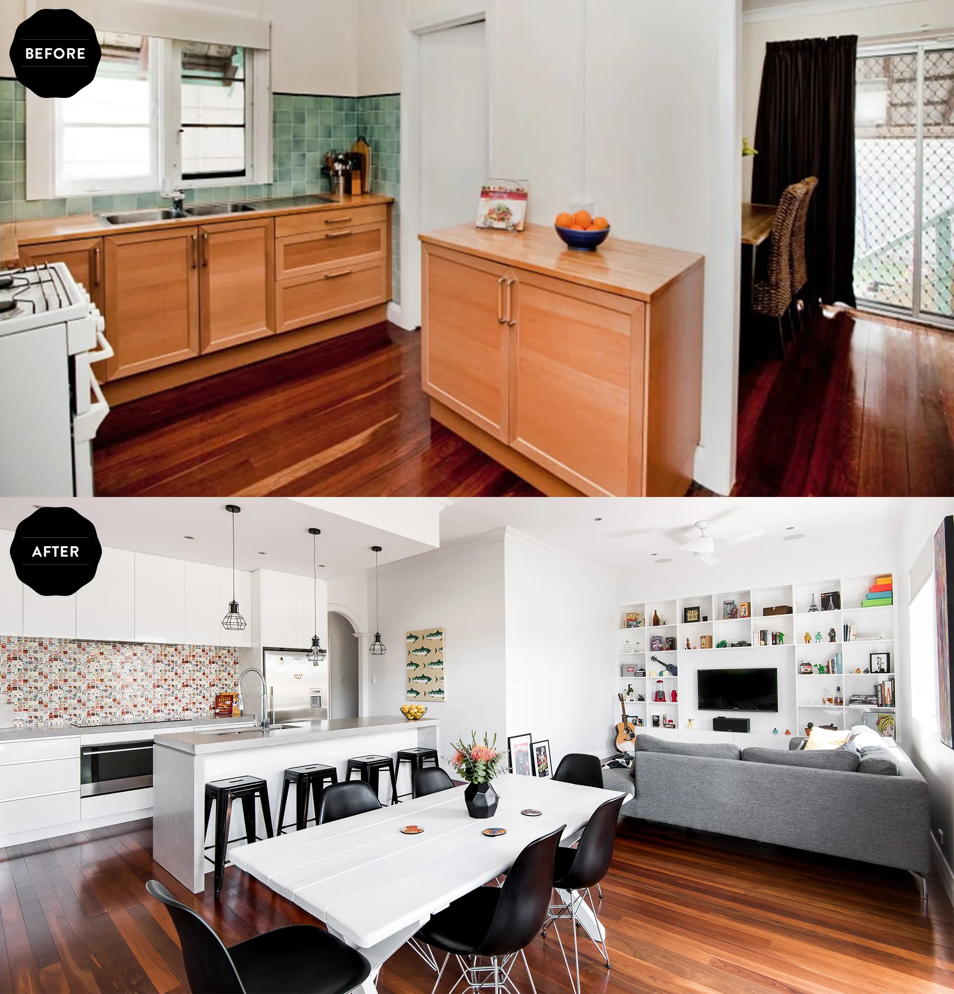 Before & After: Fibro Cottage Renovation