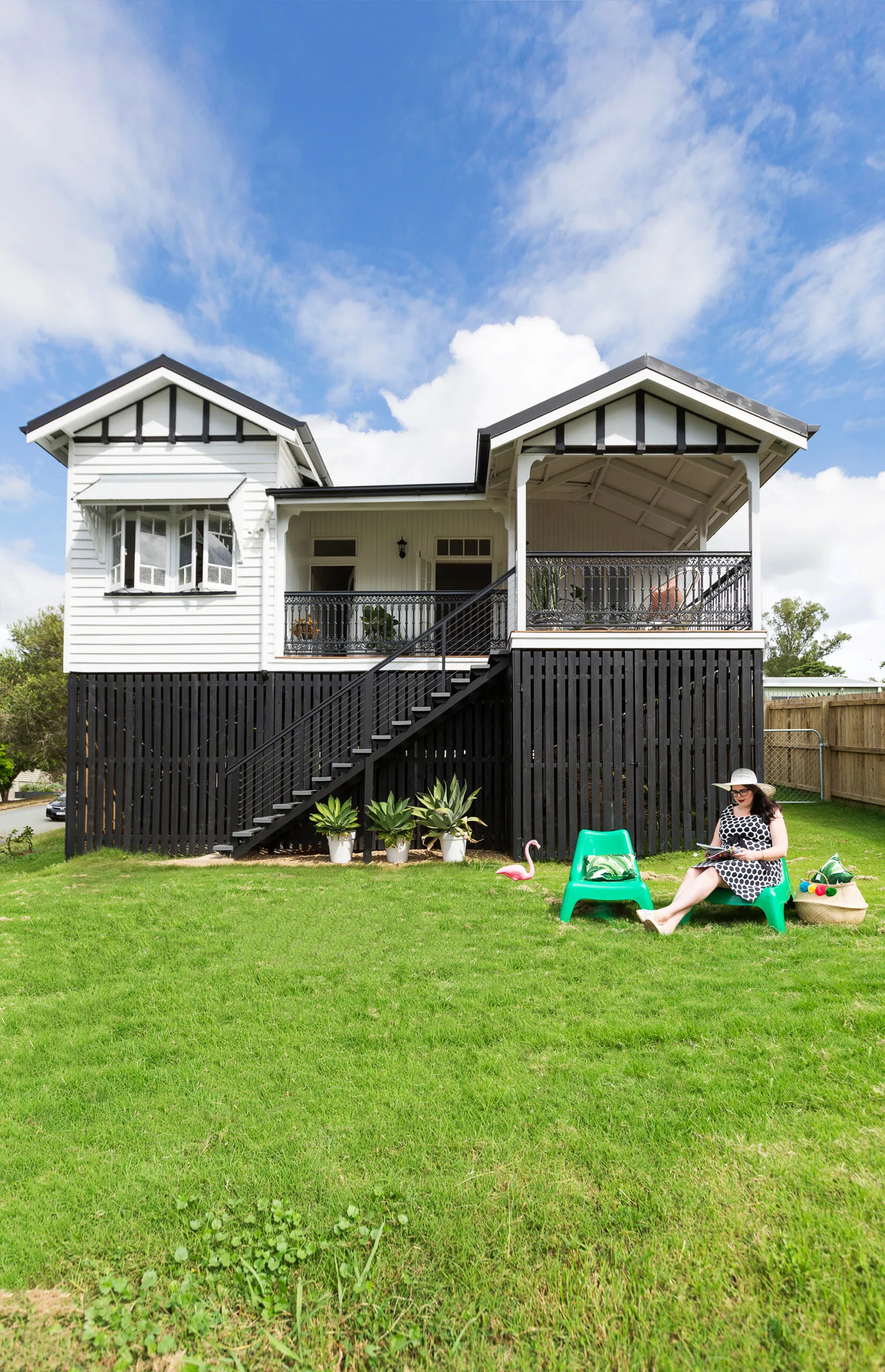 A Queenslander Transformed With Eclectic Luxe Style