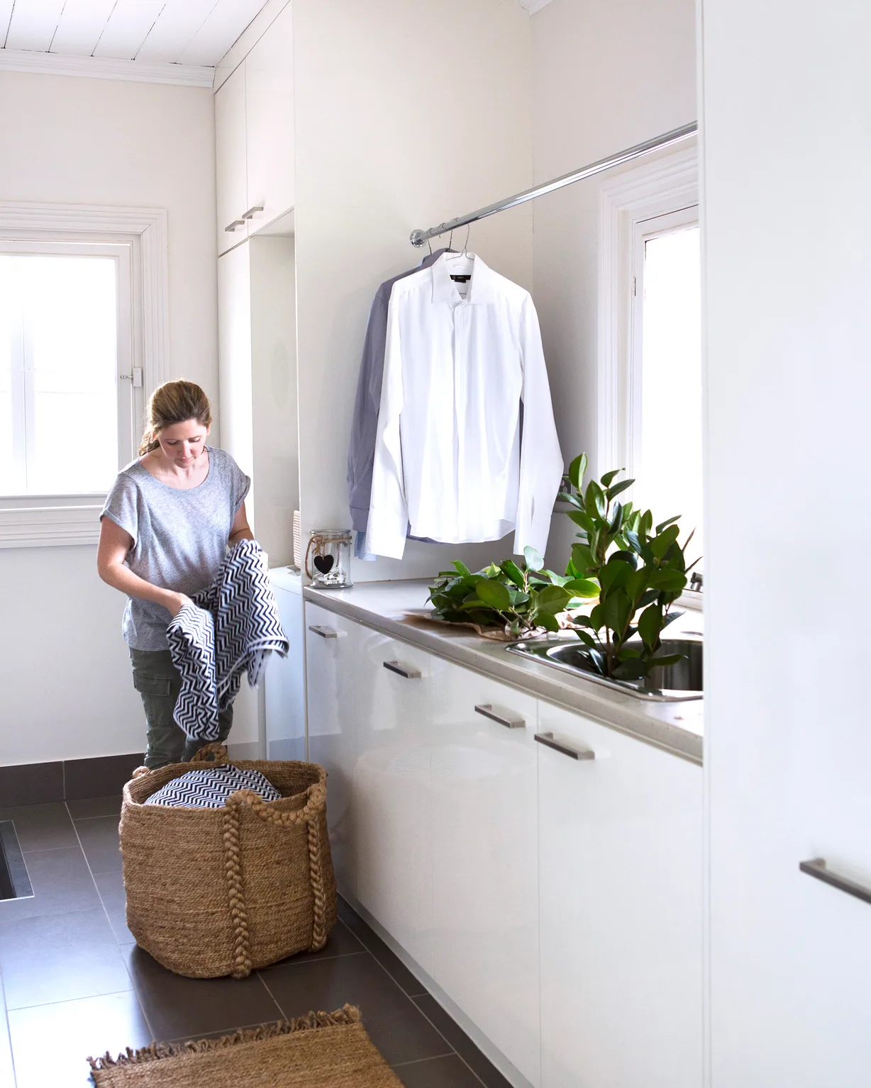 7 Pretty And Practical Laundry Ideas