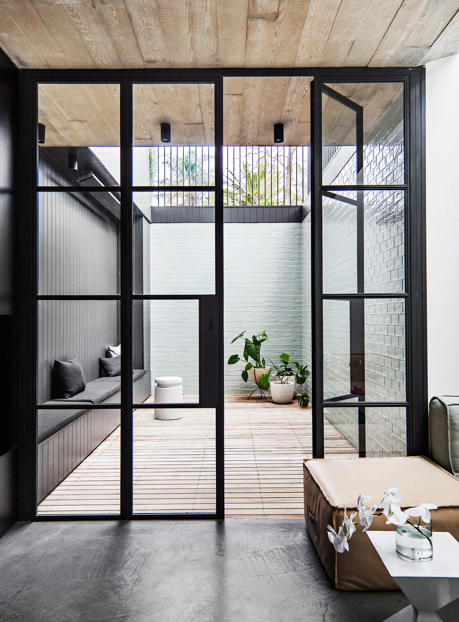 14 internal courtyards that invite the outdoors in