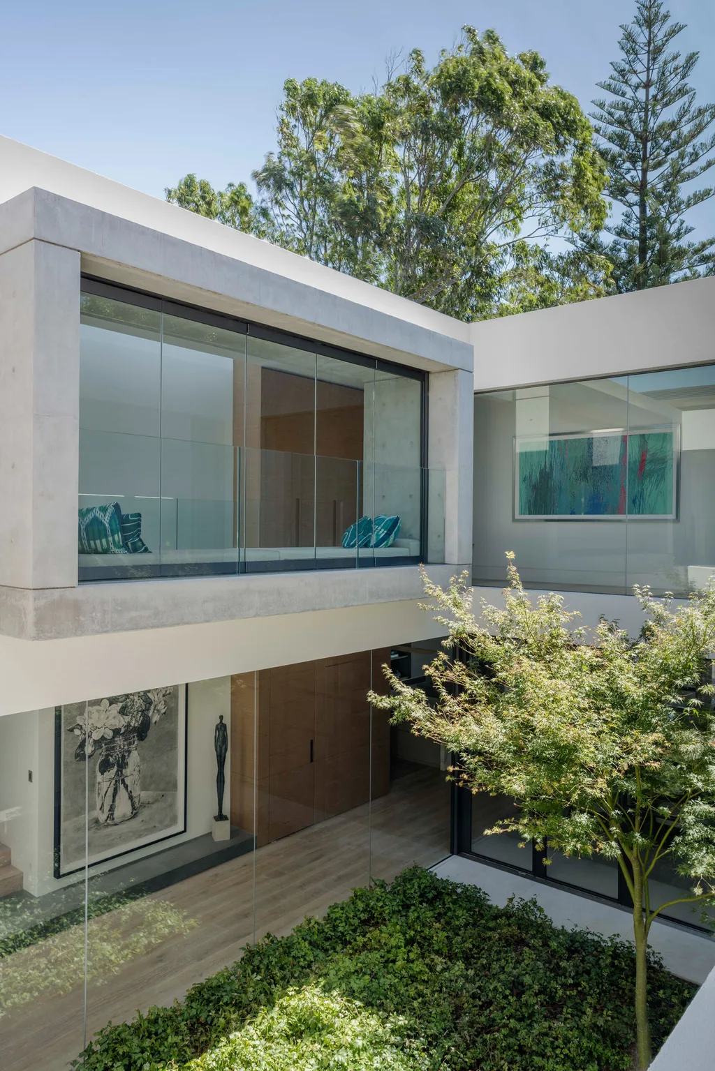 14 internal courtyards that invite the outdoors in