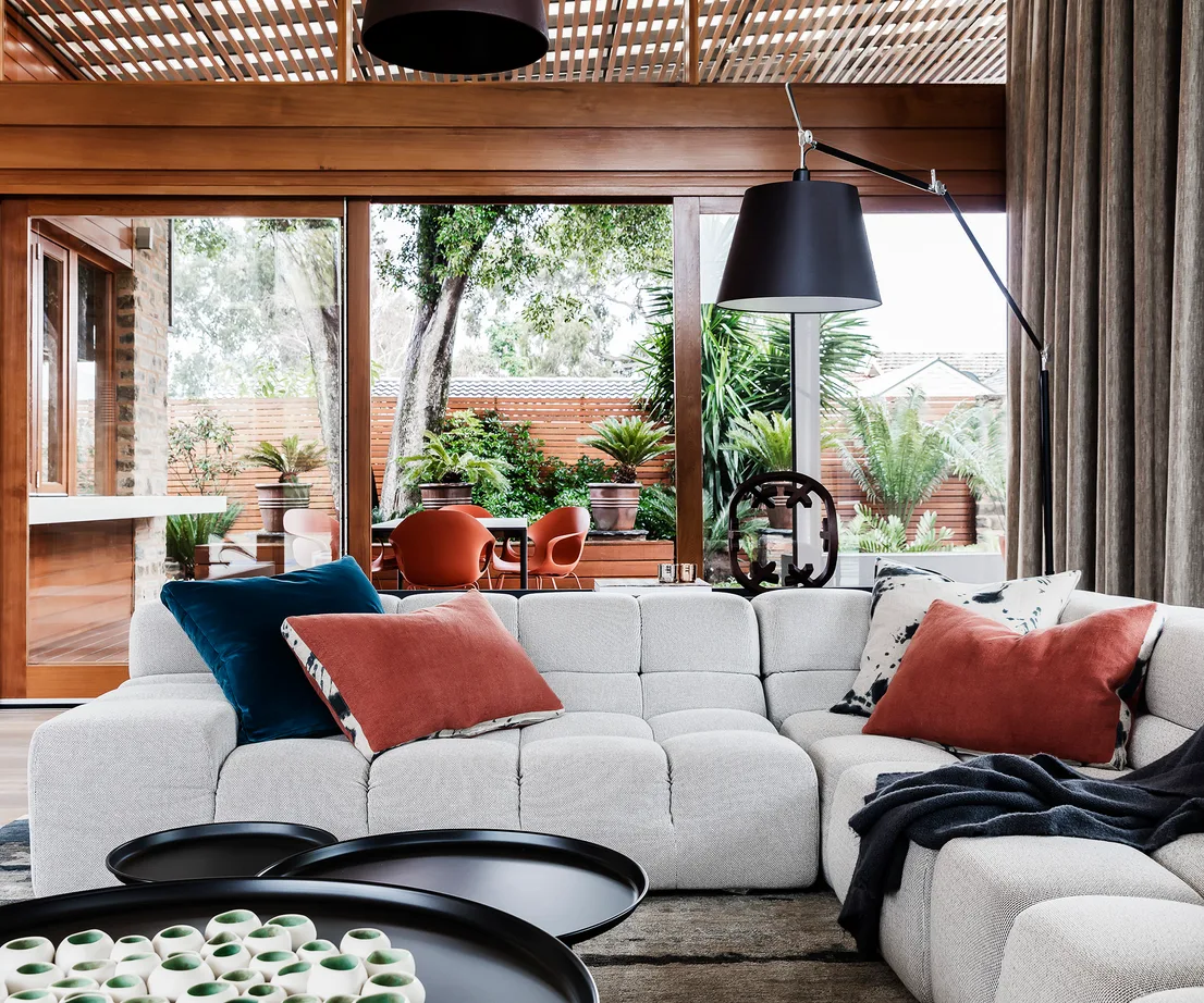 Colourful restoration of a 19th-century bluestone building