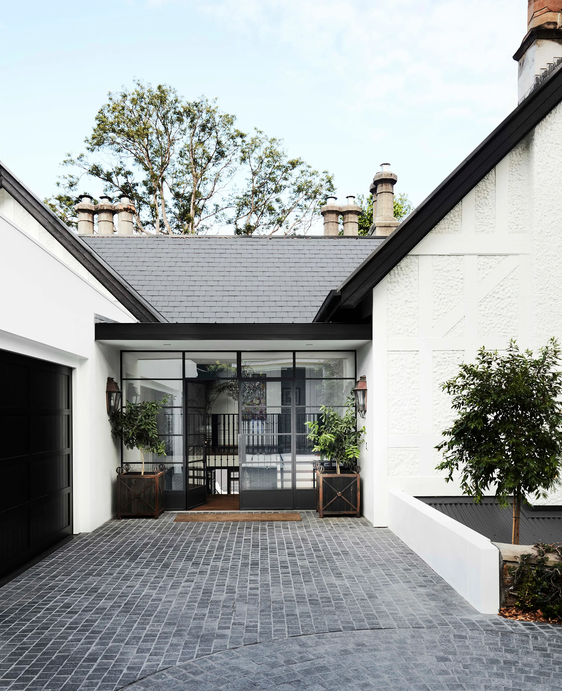 A gothic revival home with Parisian inspired interiors