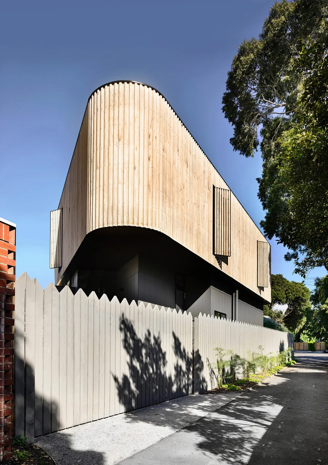How a triangular block became a functional family home