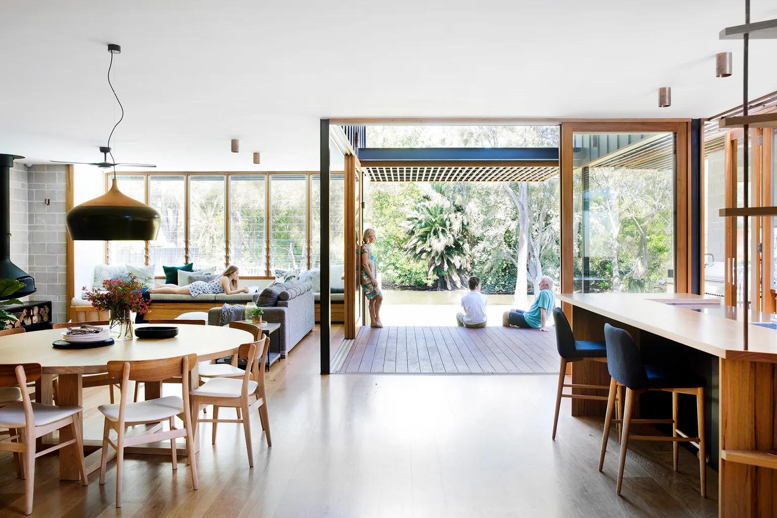 A sustainable house designed for modern family life