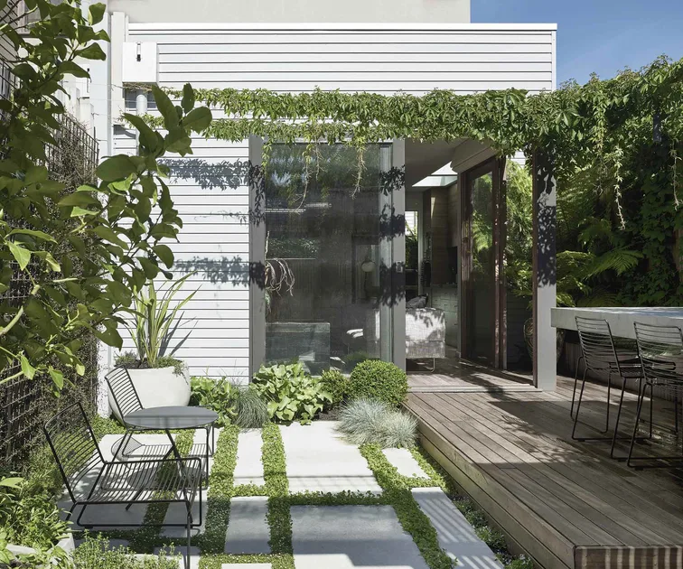 This revamped compact garden in St Kilda is full of charm