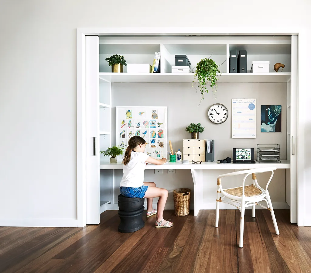 How to design a hideaway home office