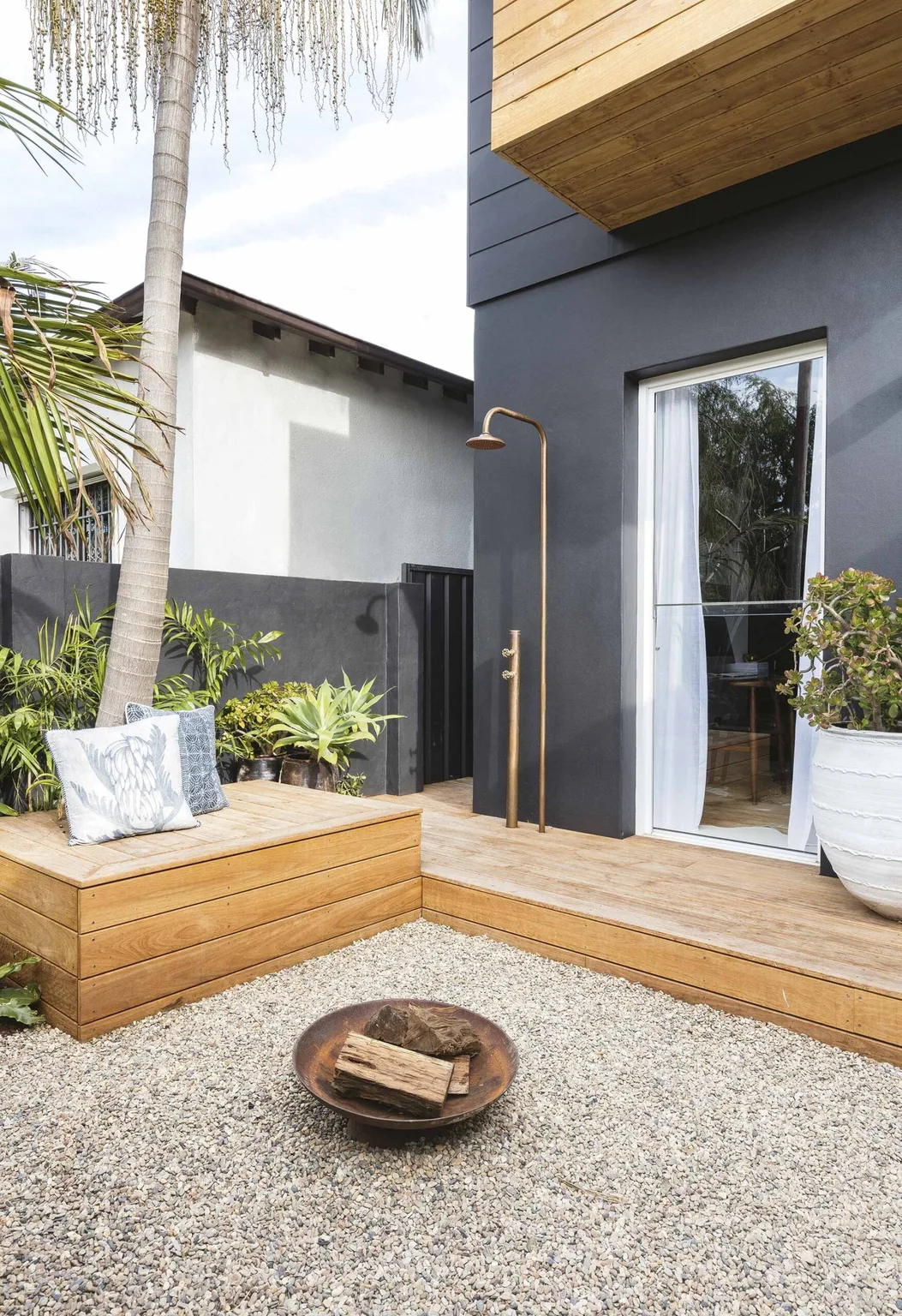 This renovated home is a tropical resort-style haven