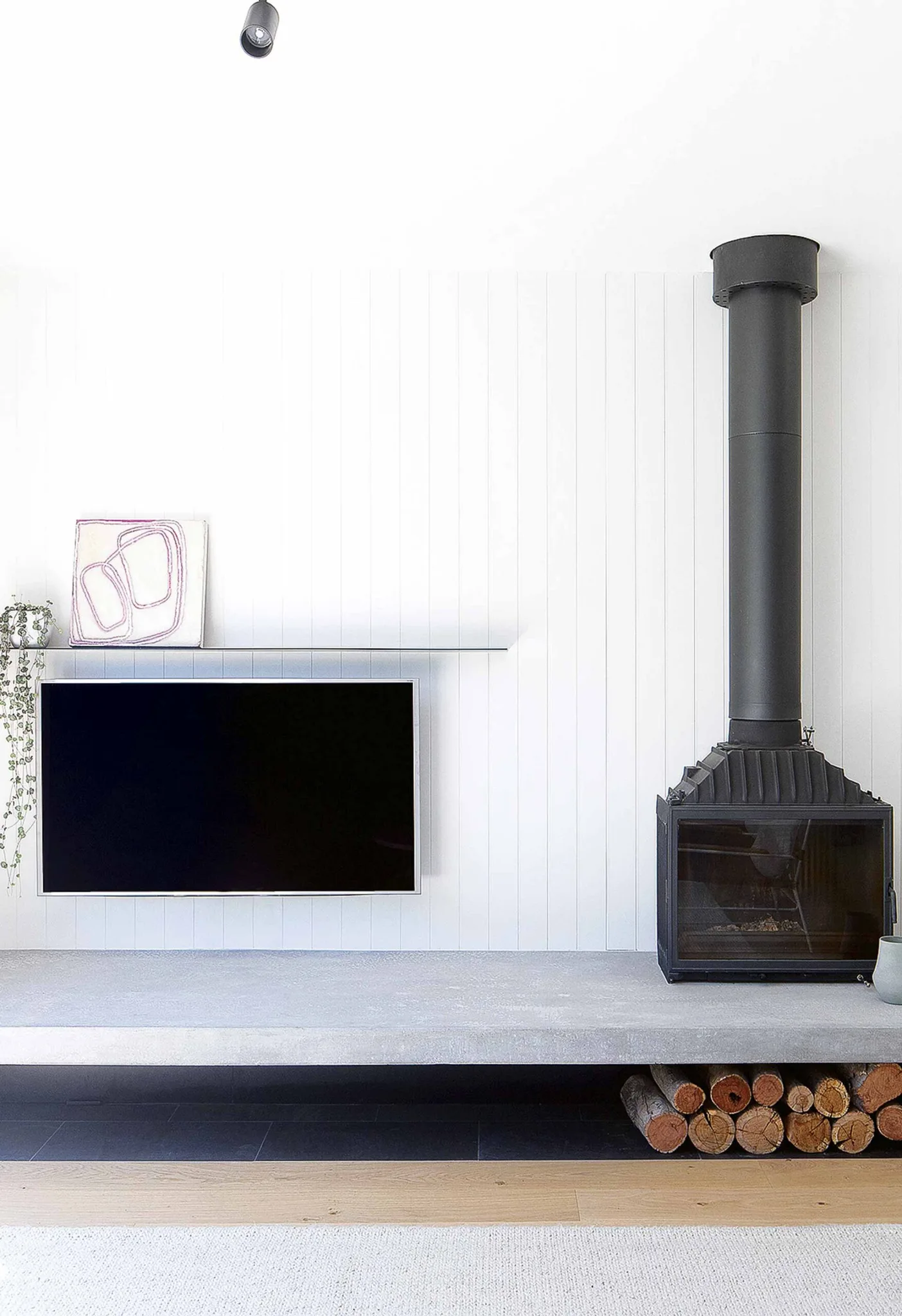 A clever subdivision created a pair of modern townhouses