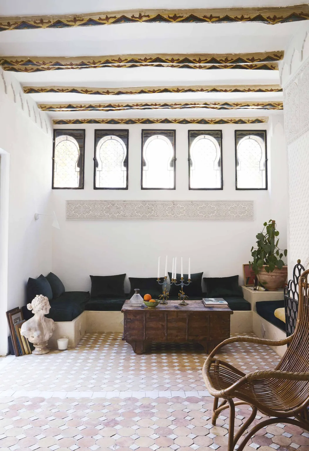 A renovated Moroccan family townhouse in Marrakech