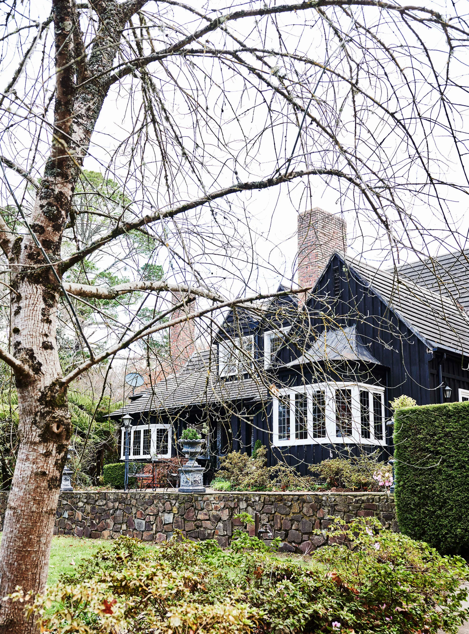 Australian Tudor-style homestead with dark timber interiors | Homes To Love
