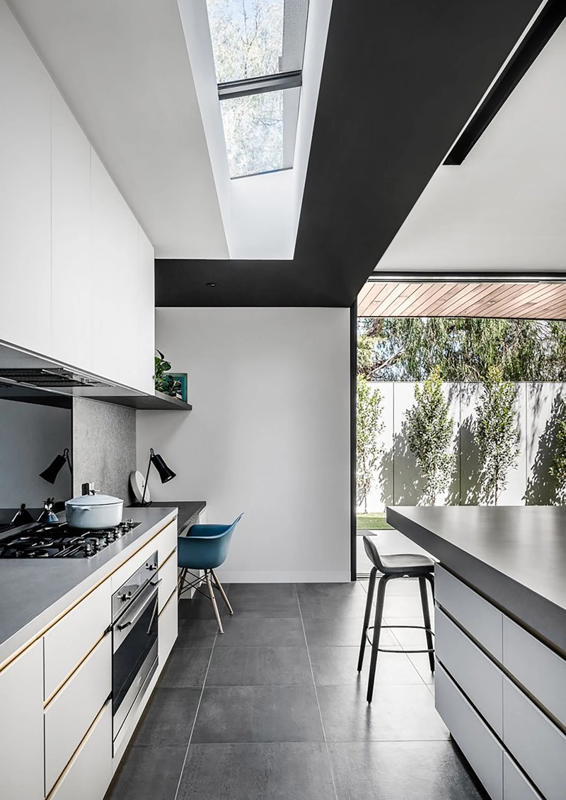modern extension added to a heritage weatherboard home