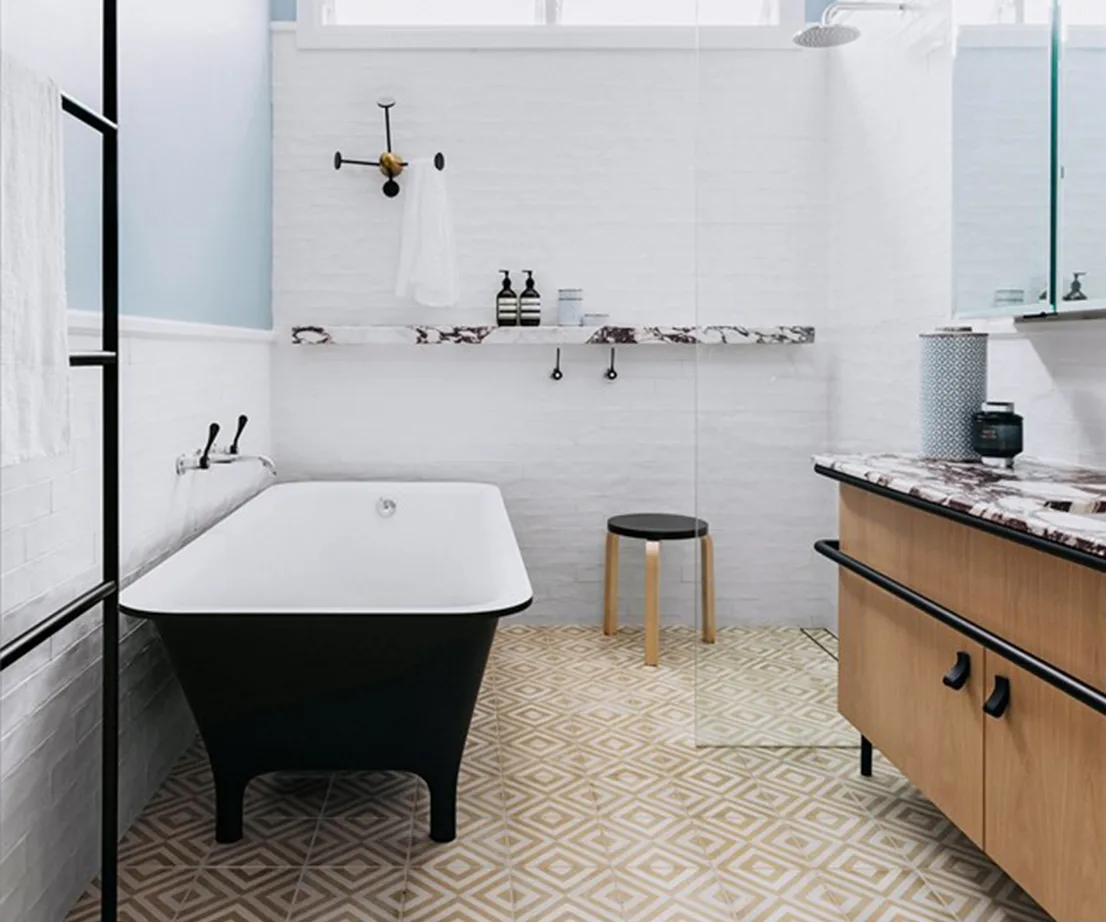 Patterned tiles: 14 bold ideas for your bathroom