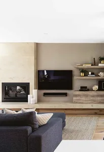 A modular prefab home with sophisticated beach style