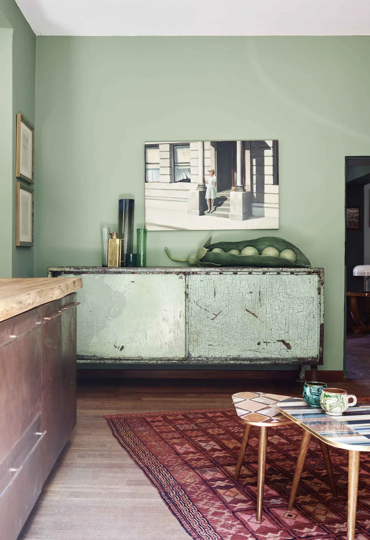 An Italian-style home with eclectic vintage charm