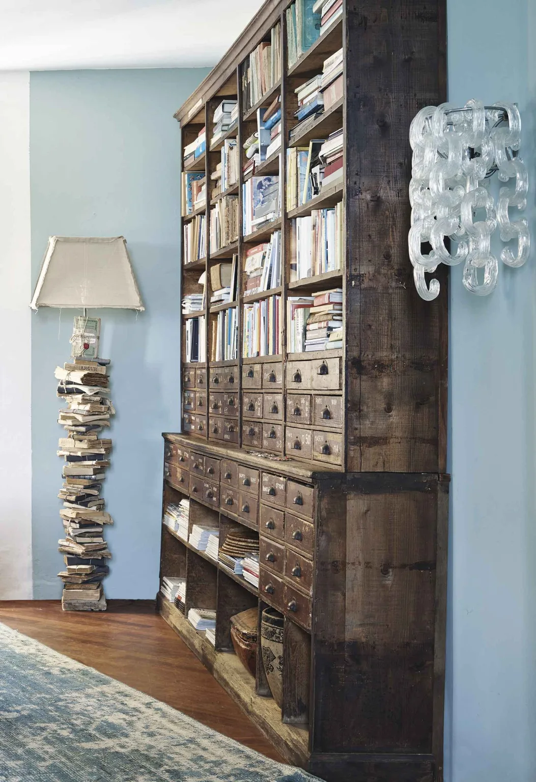 An Italian-style home with eclectic vintage charm