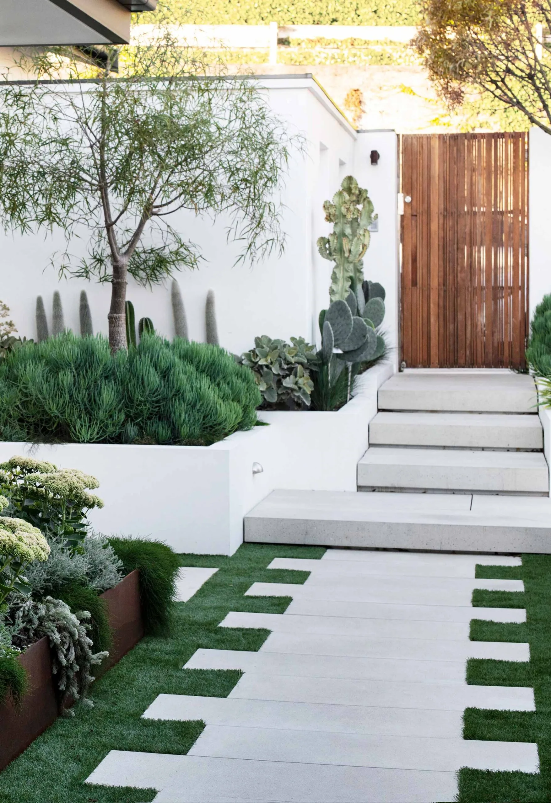 Sustainable Succulent Garden with Sculptural Drama | Homes To Love