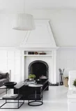 A Liberty Style house in Milan with an all-white palette