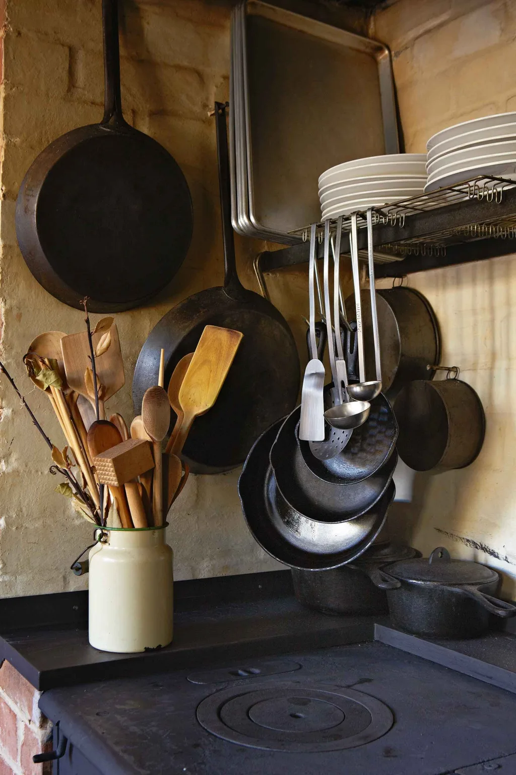 Inside a restored colonial homestead in Mutton Falls, NSW