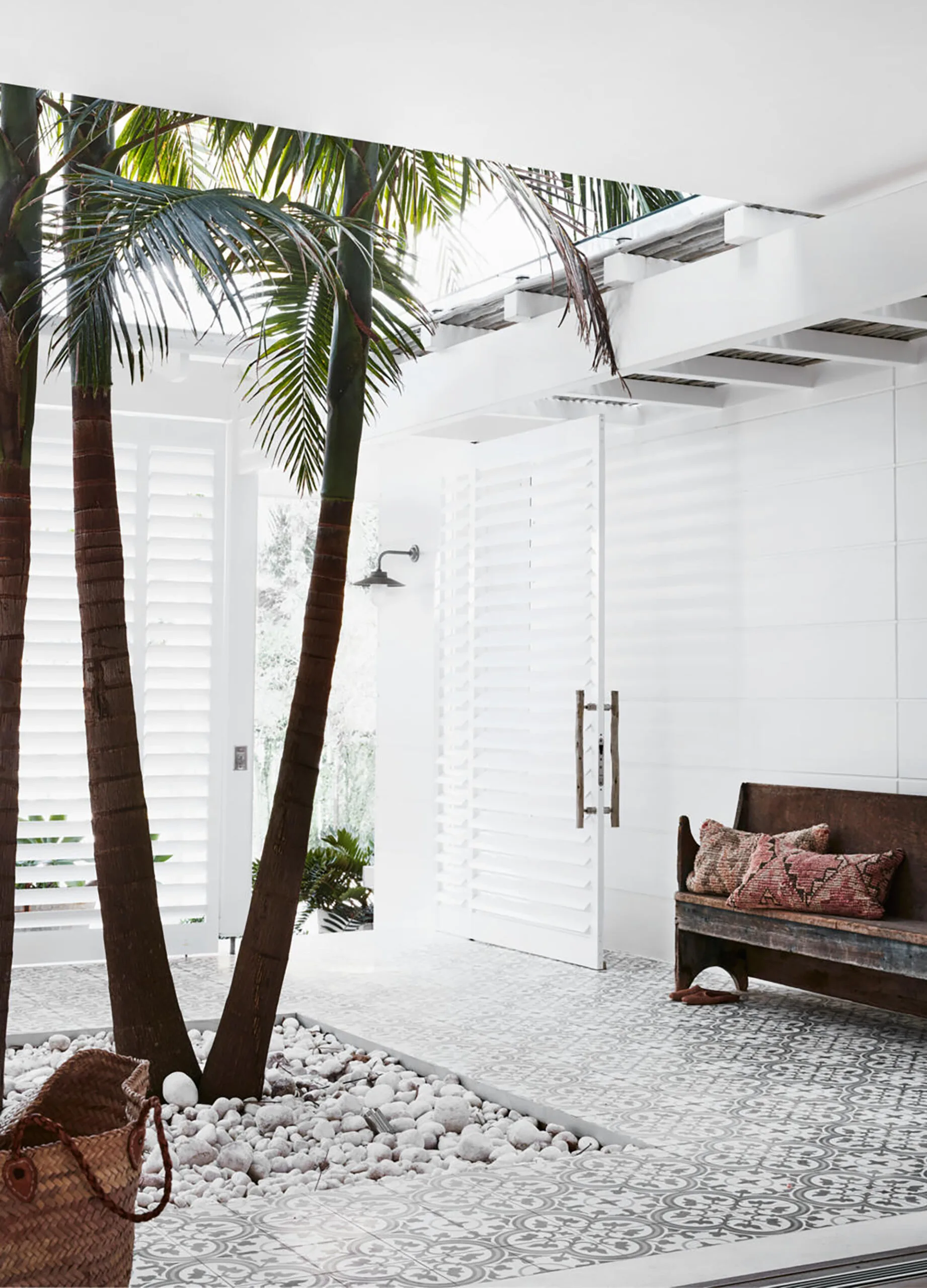 14 internal courtyards that invite the outdoors in