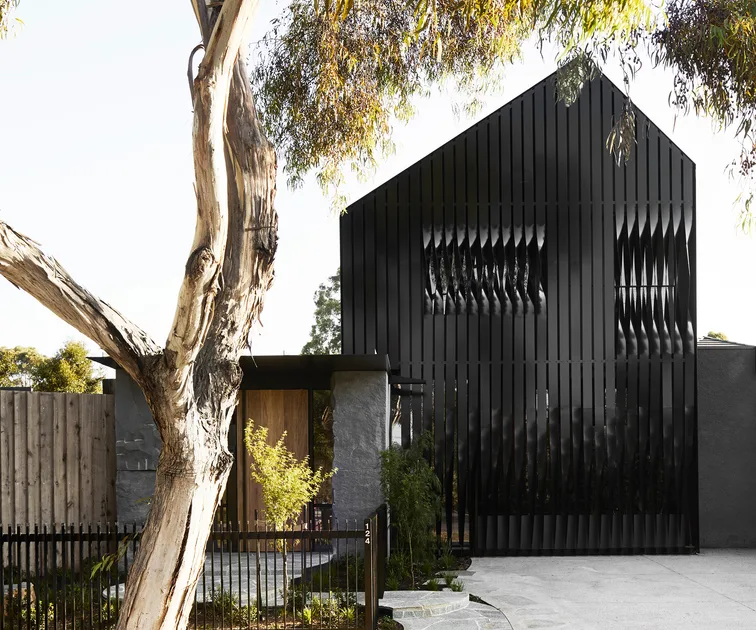 Striking Modern Home Embracing Contrasting Design Elements | Homes To Love