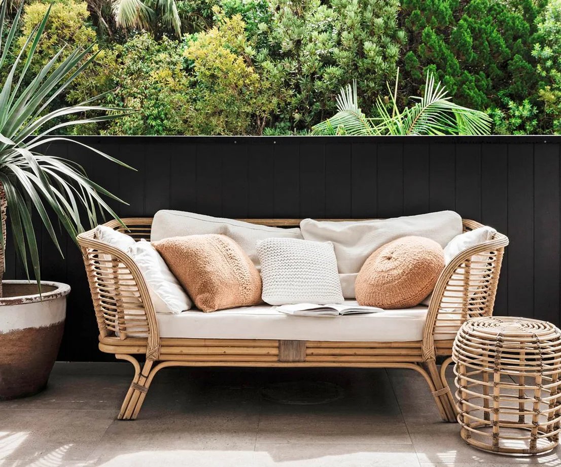 Ten Ideas for Decorating with Cane, Wicker, and Rattan Furniture ...