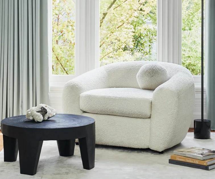 Bouclé furniture: the cosy interior trend to embrace in winter