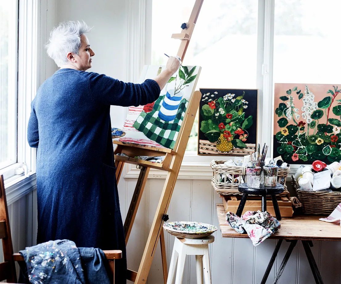 Artist Anna Placidi’s beautiful Ballarat home and garden