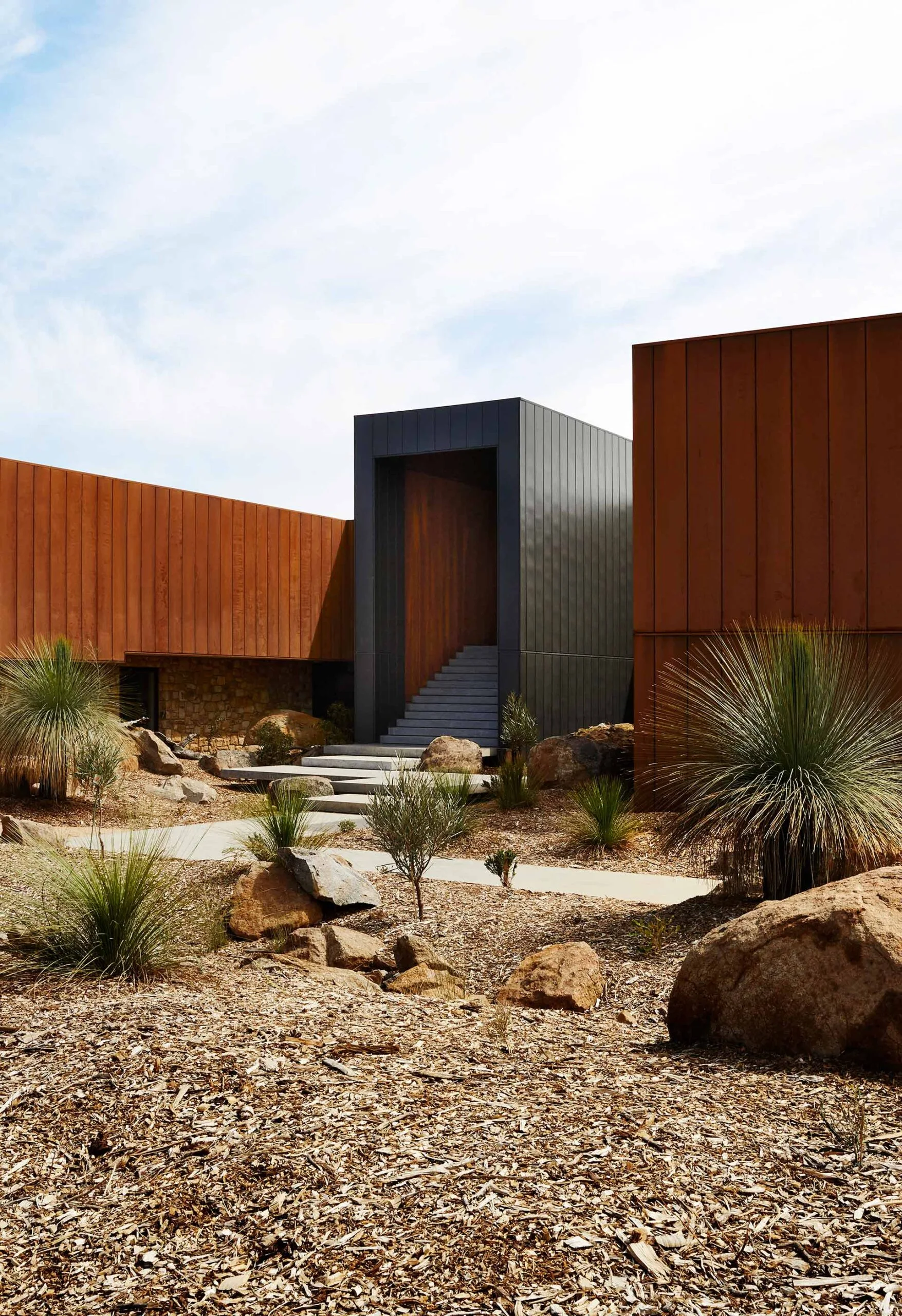An ultra-modern house in the Strathbogie Ranges