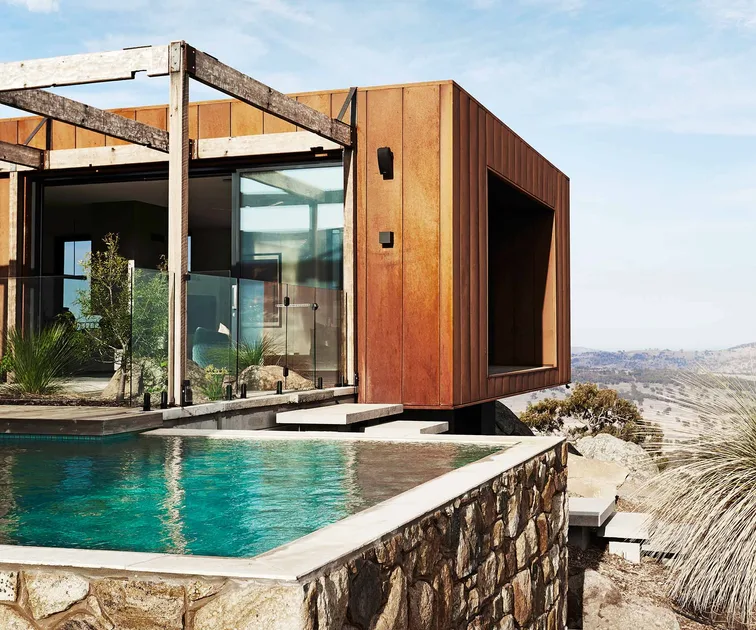 An ultra-modern house in the Strathbogie Ranges