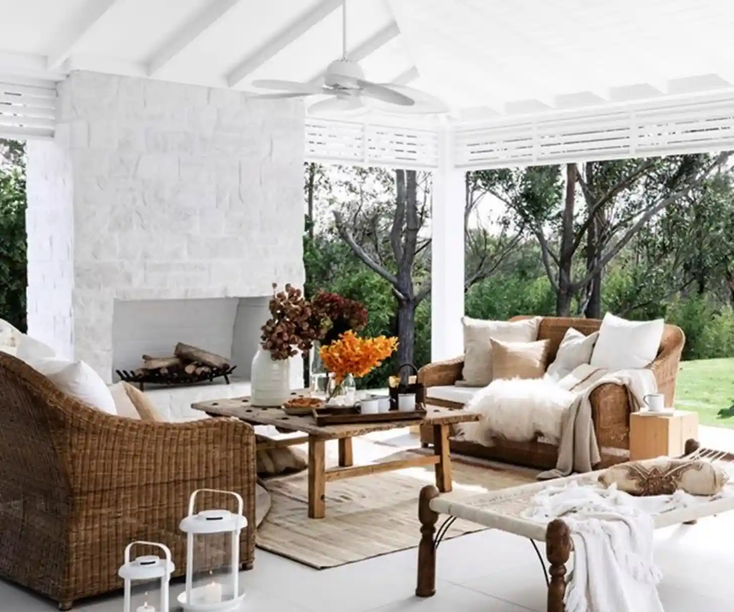 Covered outdoor area design ideas