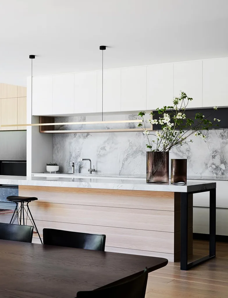 11 kitchen island benches wrapped in timber