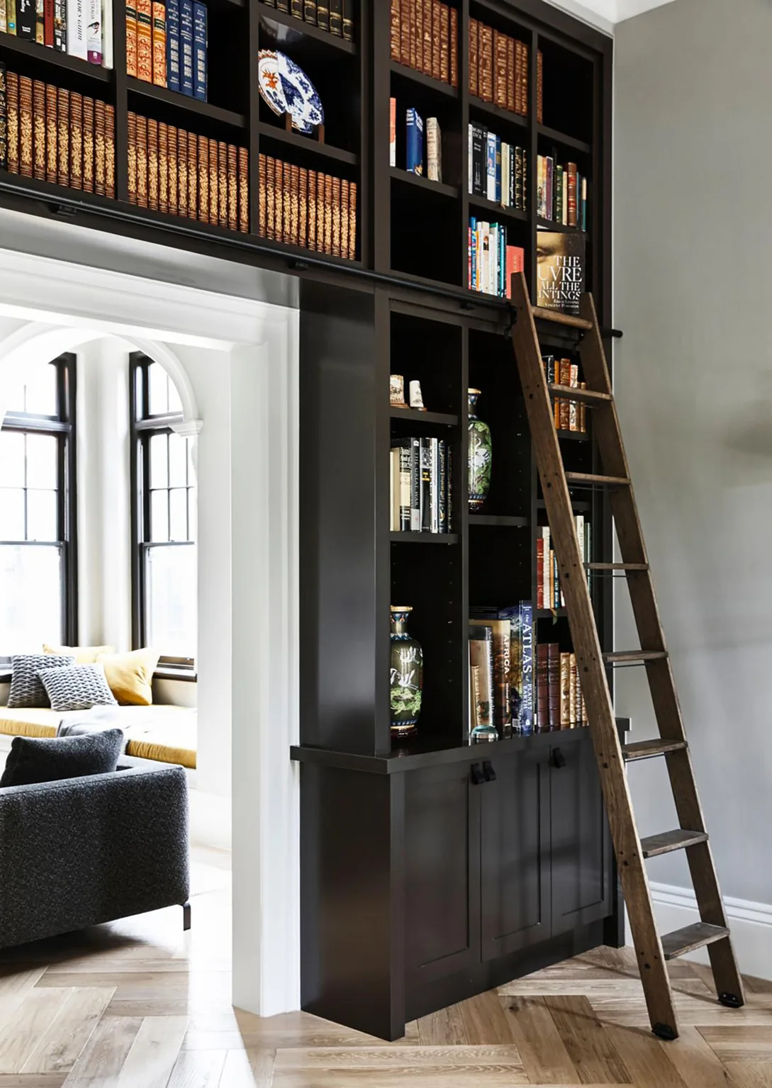 An early 1900s house revamped with a monochrome palette