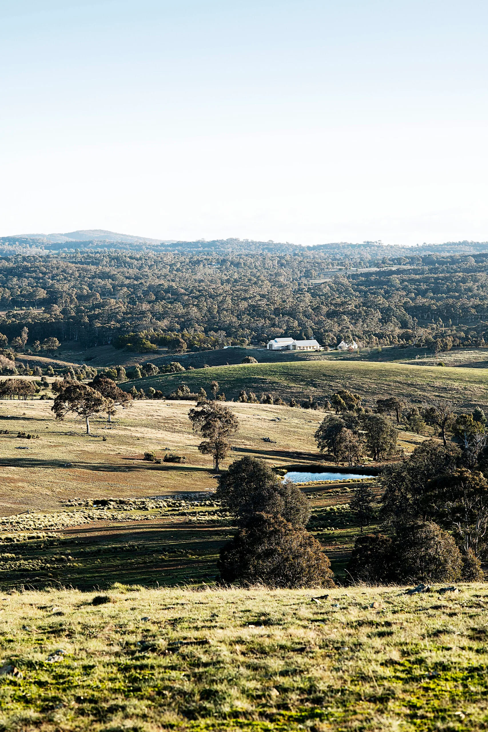Rammed earth farmhouse on a biodynamic farm in Southern | Homes To Love