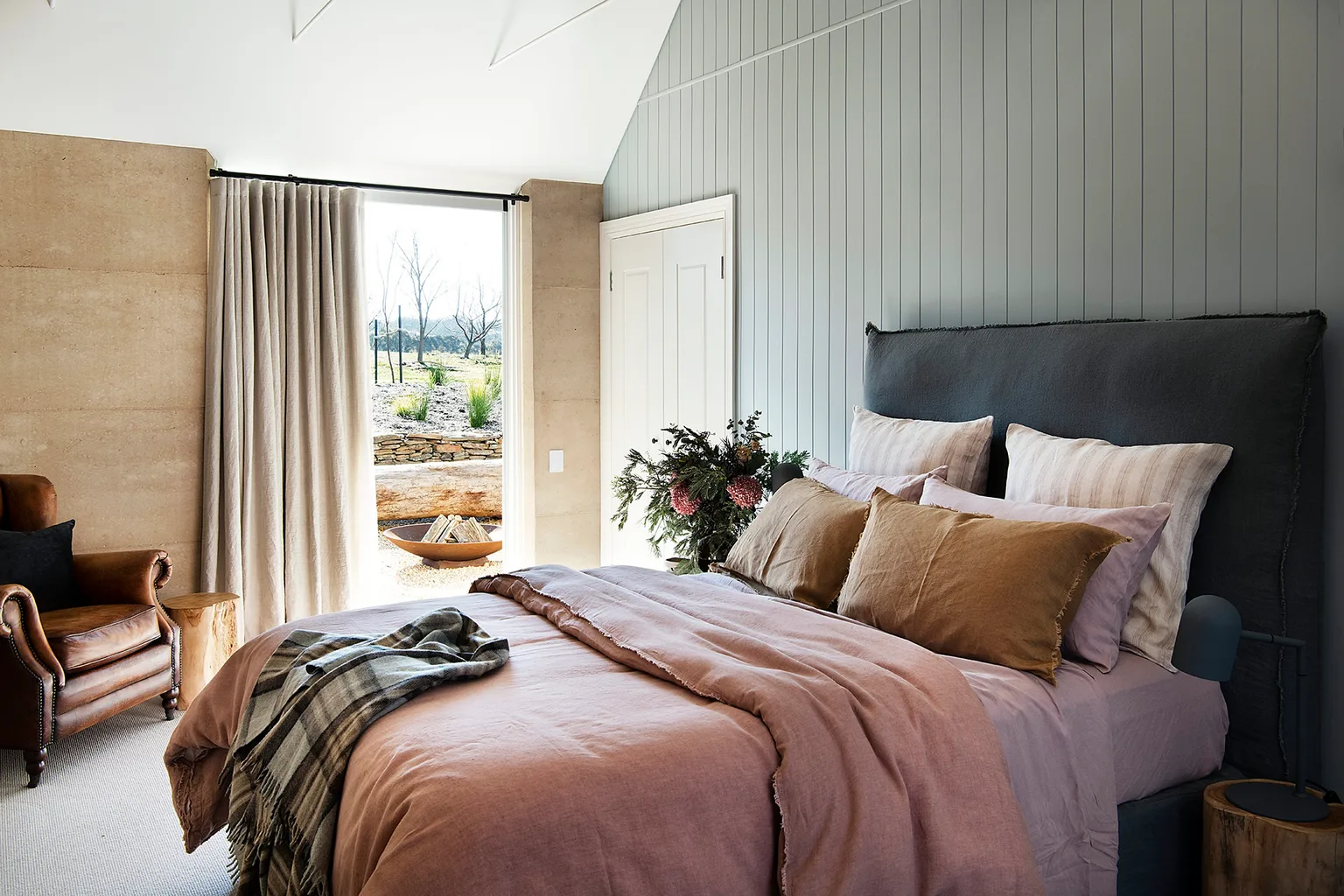 Rammed earth farmhouse on a biodynamic farm in Southern | Homes To Love