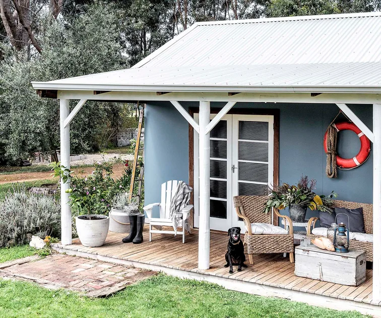 A Restored Blue Beach Shack In Esperance | Homes To Love