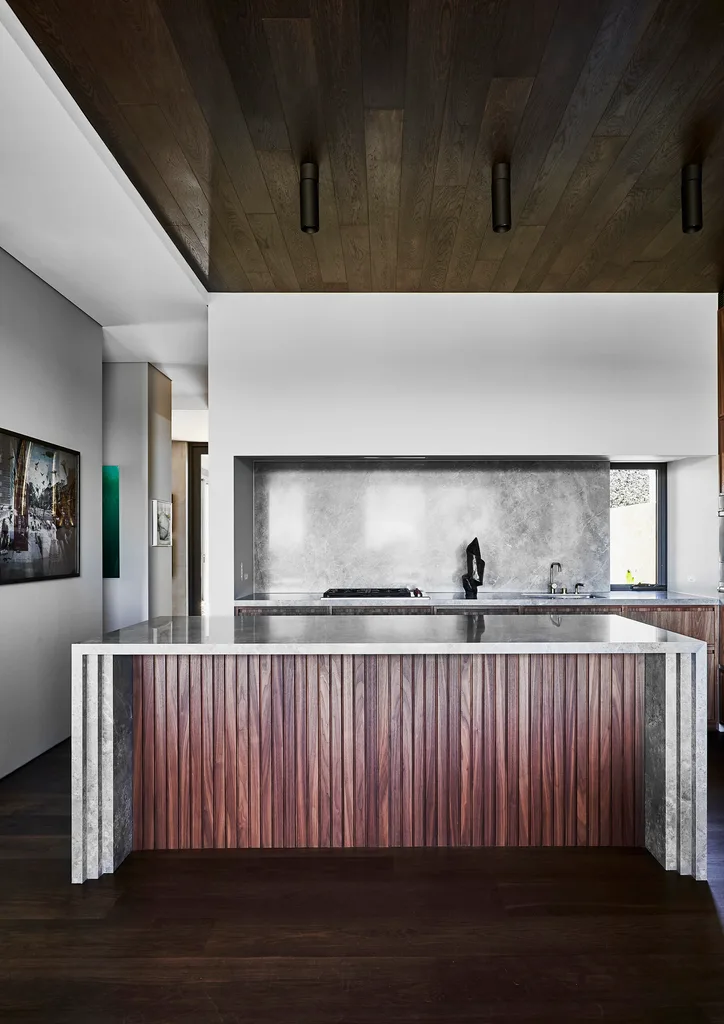 A bland semi transformed into a modernist, art-filled home