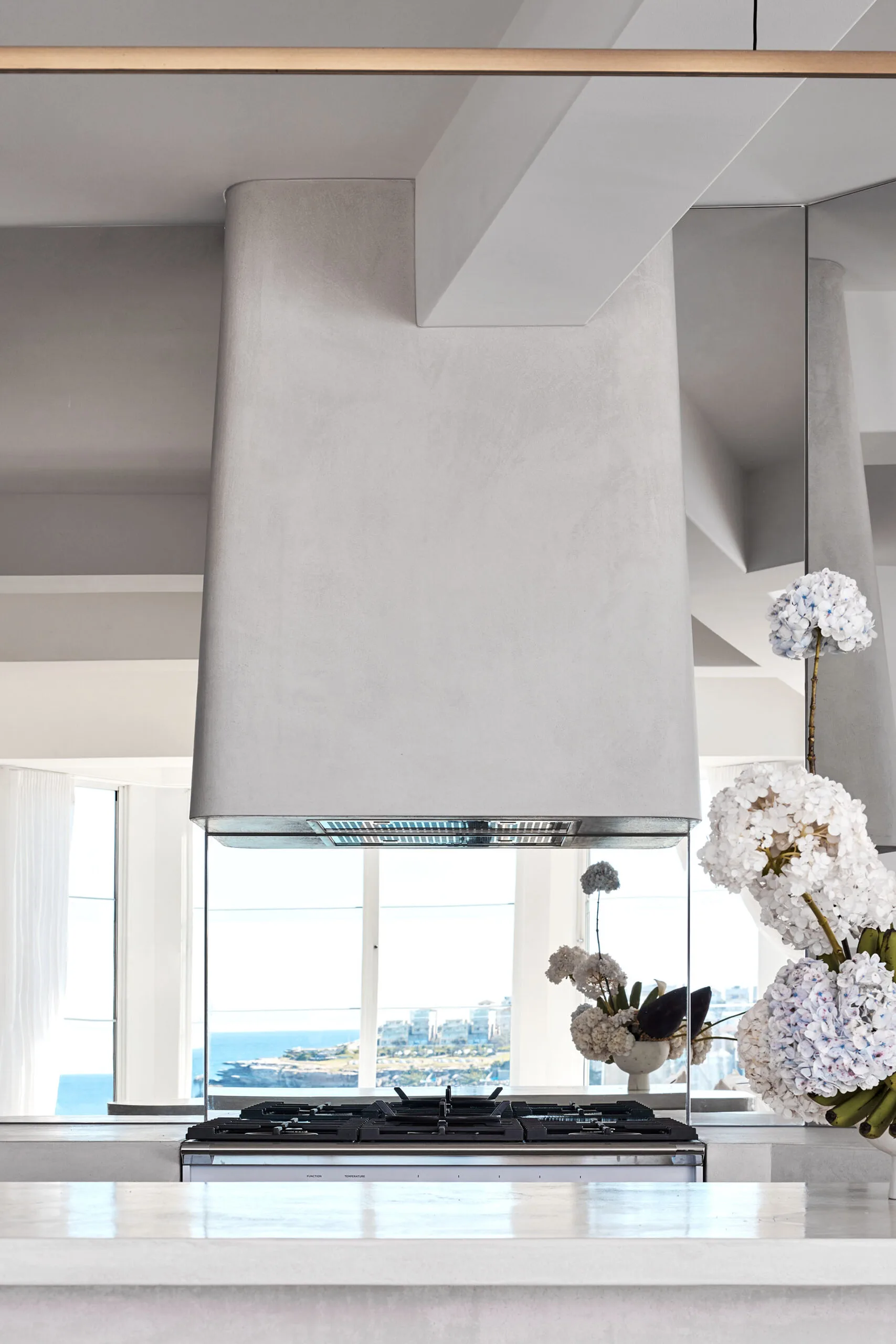 A neutral beachside apartment with tactile finishes