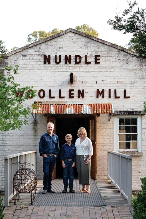 Inside historic Nundle Wool Mill