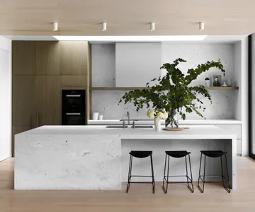 Melbourne Home Inspired by Marble and Designer Love | Homes To Love